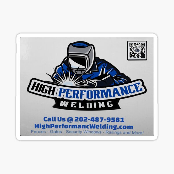 "High Performance Welding Logo" Sticker for Sale by JETTBRAMHALL ...