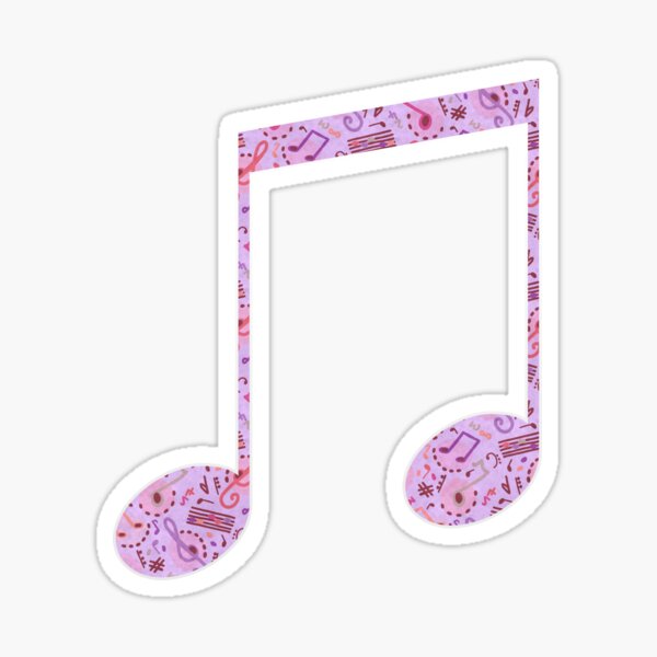 "Musical Notes, Lavender Blue Music Notation Melody Pattern ...