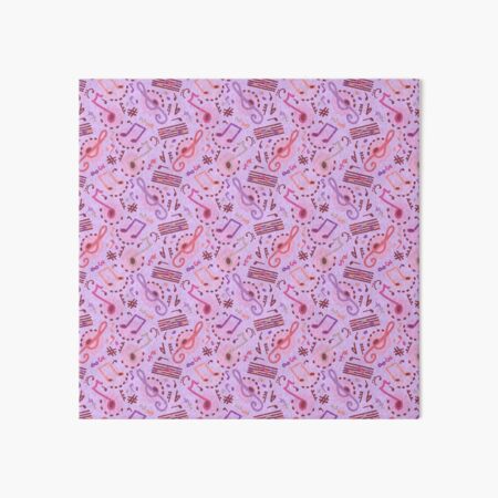 "Musical Notes, Lavender Blue Music Notation Melody Pattern ...