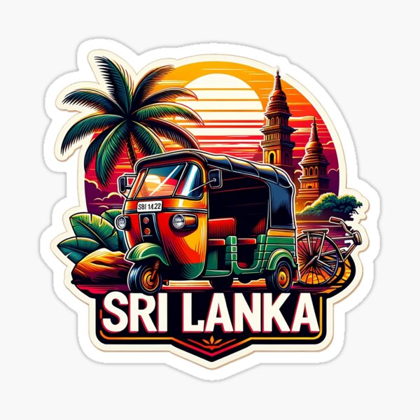 "Sri Lanka" Sticker for Sale by LoveLabDesign | Redbubble
