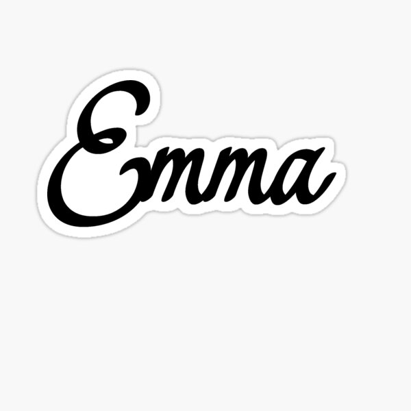 "Emma" Sticker for Sale by Shalomjoy | Redbubble