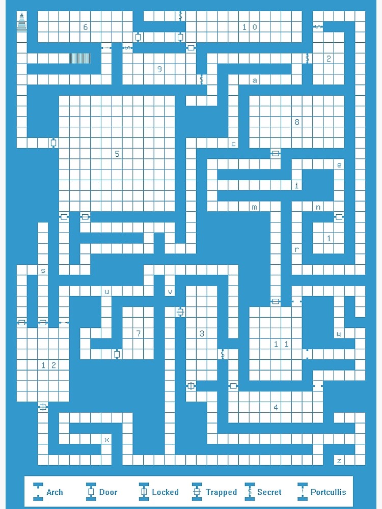 "Old School RPG Map" Photographic Print by Vampireslug | Redbubble