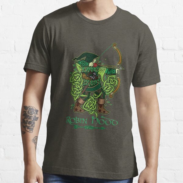 "Robin Hood (Full Color Version)" T-shirt for Sale by celthammerclub ...