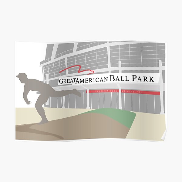 "Great American Ballpark" Poster by kelseyhaver | Redbubble
