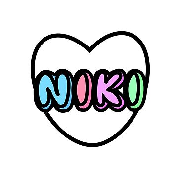 "Enhypen Niki Cute Font" Sticker for Sale by umm-idk-i-guess | Redbubble