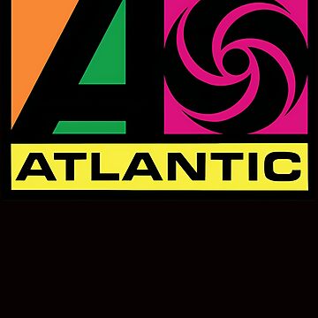 "Atlantic Records Logo Vintage Soul Funk Boogie Breaks" Sticker by ...