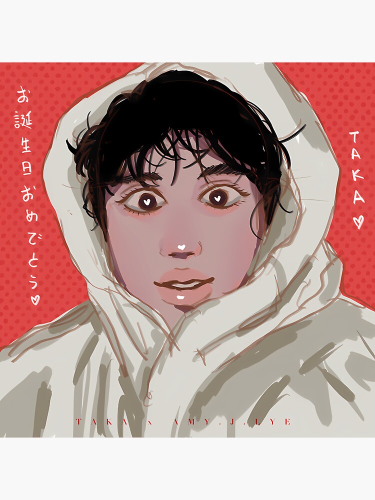 "Taka From One Ok Rock" Sticker for Sale by Patriclanger88 | Redbubble