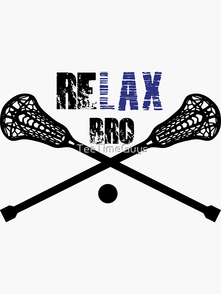 "Relax Bro" Sticker for Sale by TeeTimeGuys | Redbubble