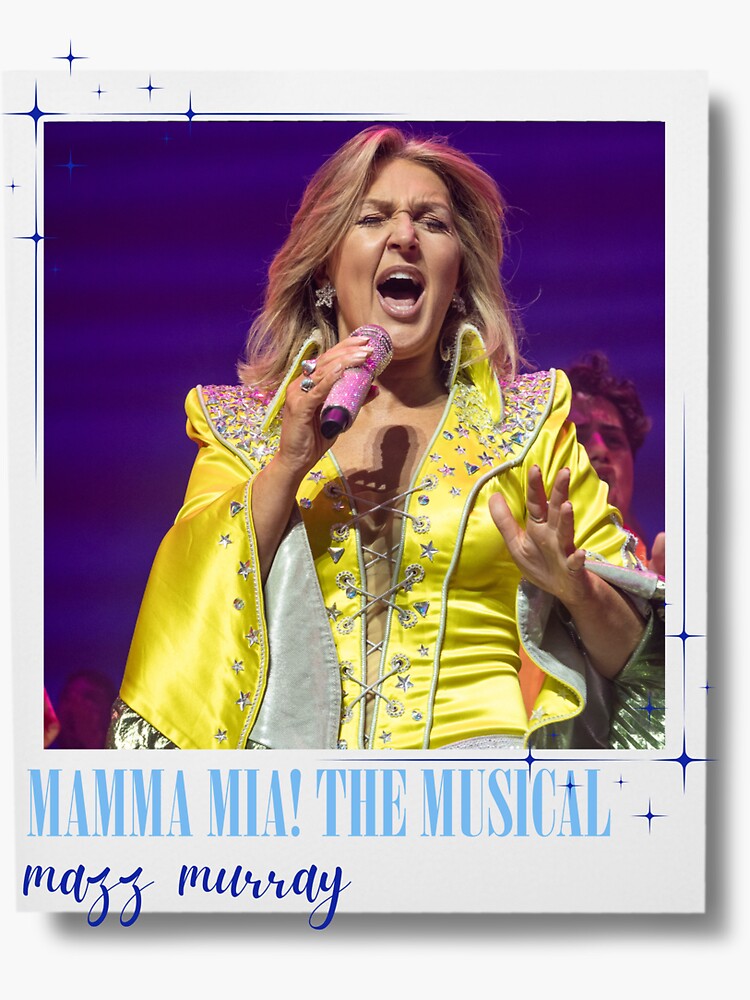 "Mazz Murray Mamma Mia Design" Sticker for Sale by StageyStickerss ...