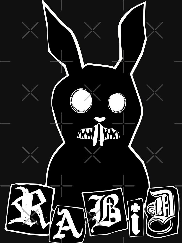 "RABID rabbit is rabid" T-shirt by VonKowen | Redbubble