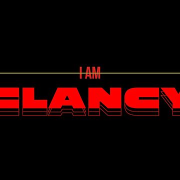 "I am Clancy" Sticker by saturnozart | Redbubble