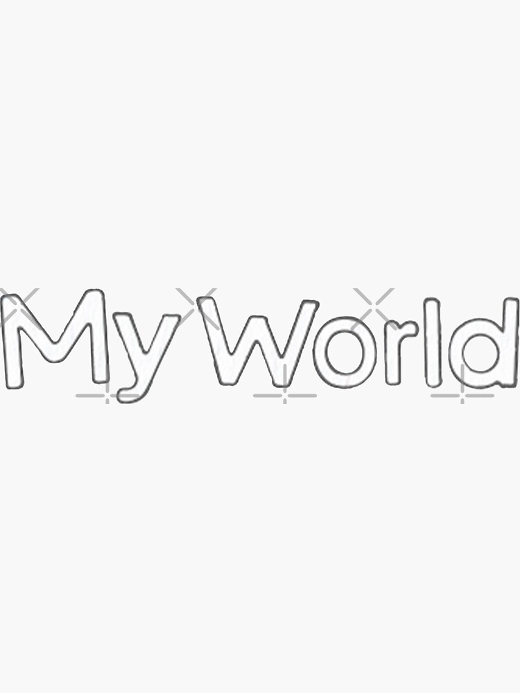 "ILLIT (아일릿) 'My World' Logo // KPOP Logo" Sticker by InYourOrbit613 ...