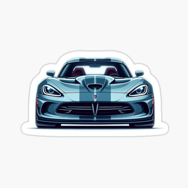 "Dodge Viper" Sticker for Sale by VintageCarsShop | Redbubble