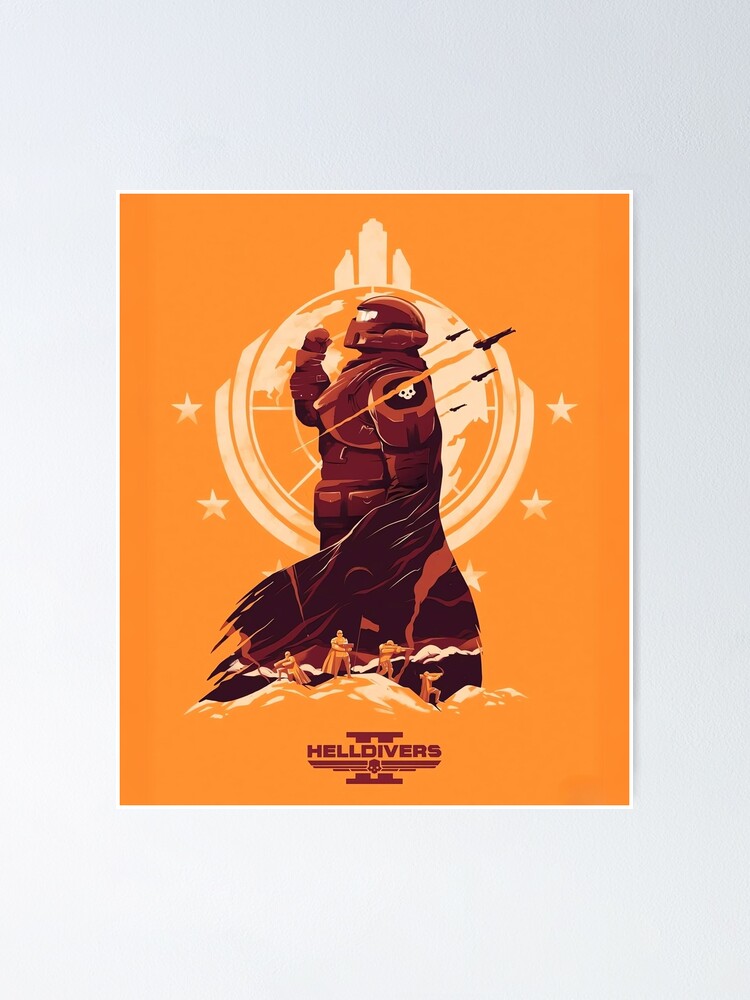 "helldivers" Poster for Sale by nymbossstudios | Redbubble
