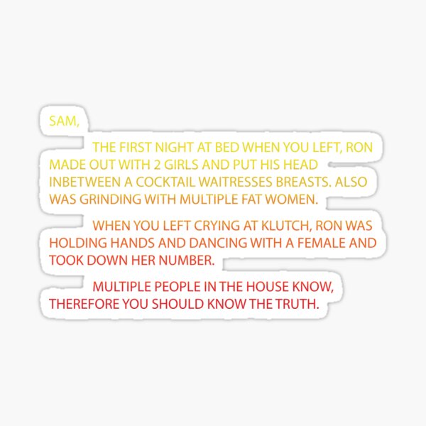 "letter sammy" Sticker for Sale by BalloonLand | Redbubble