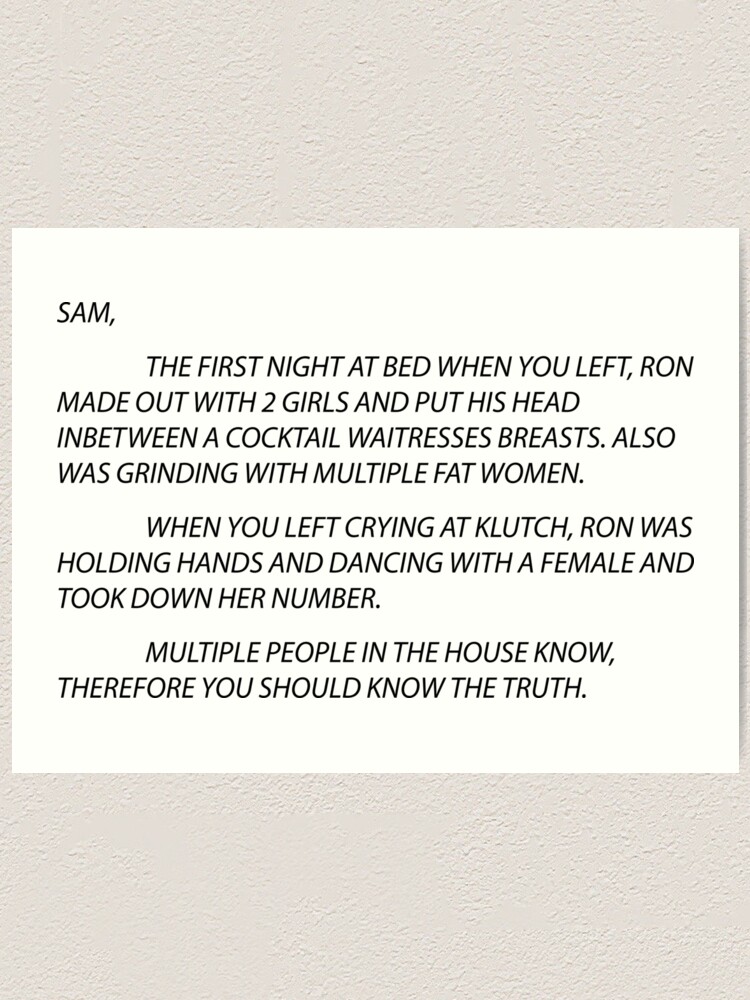 "sam letter" Art Print by BalloonLand | Redbubble