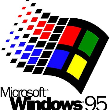 "Windows 95" Sticker by PenelopeHardy | Redbubble