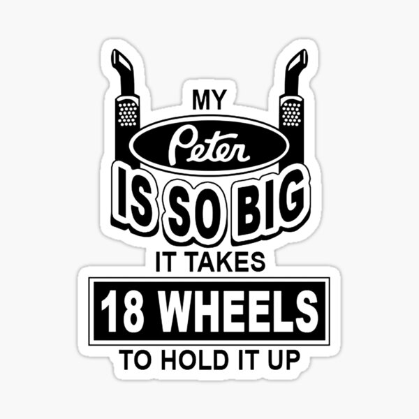 "My Peter Is So Big It Takes Meme" Sticker for Sale by fizaospina ...