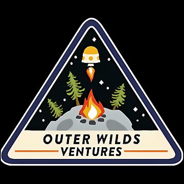 "Outer Wilds Ventures Logo" Sticker for Sale by IllesMatyasne | Redbubble