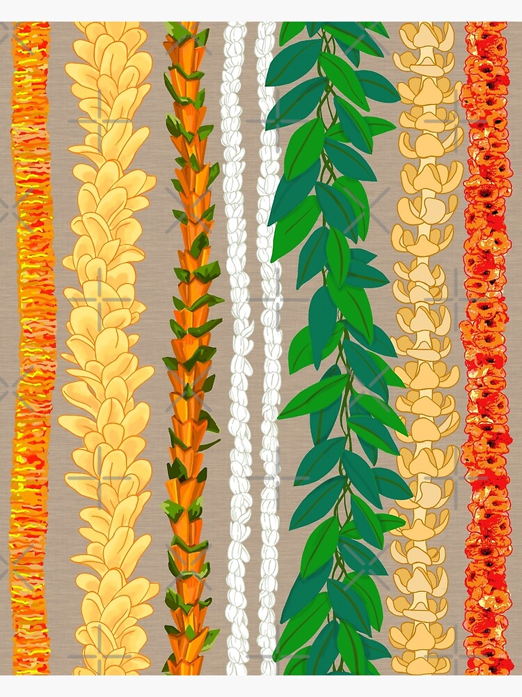 Hawaiian Flower Lei Template