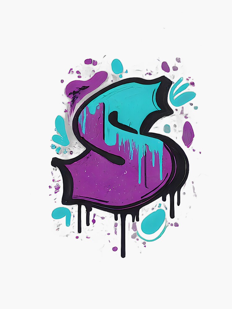"Graffiti Letter S Design Collection" Sticker for Sale by Creative ...