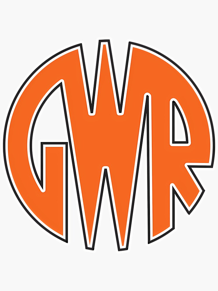 "GWR Great Western Railway Railwayana Trains Rail LOGO" Sticker by ...