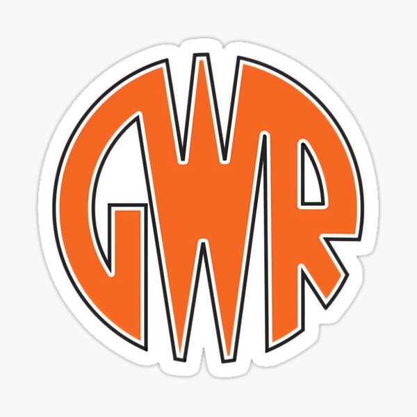 "GWR Great Western Railway Railwayana Trains Rail LOGO" Sticker by ...