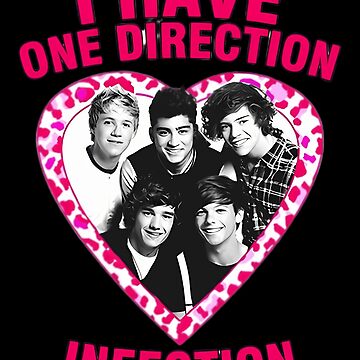 "I Have One Direction Infection" Sticker for Sale by Thibanaud | Redbubble