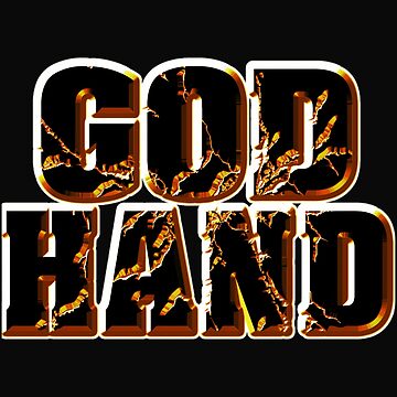 "God Hand Logo" Sticker by TheBergnaum | Redbubble