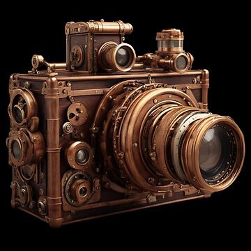"Steampunk Camera, Over Complicated Design" Sticker for Sale by Burn ...