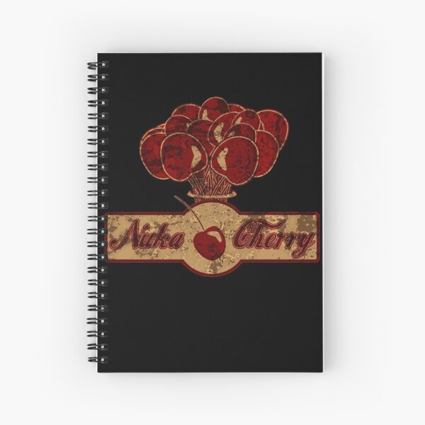 "Nuka Cherry" Spiral Notebook for Sale by riffraffmakes | Redbubble