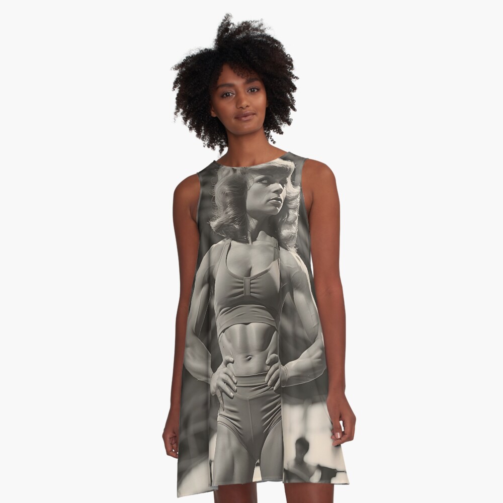 "Vintage Female Bodybuilder" Poster for Sale by dcrc | Redbubble