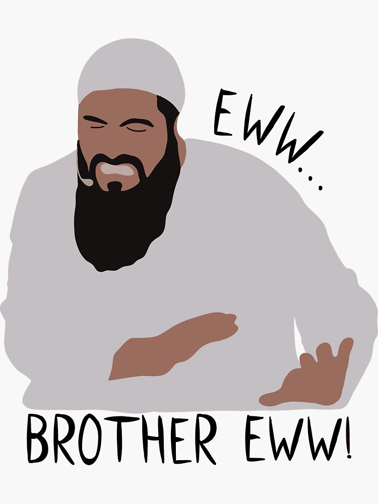 "Brother Eww!" Sticker for Sale by juglow95 | Redbubble