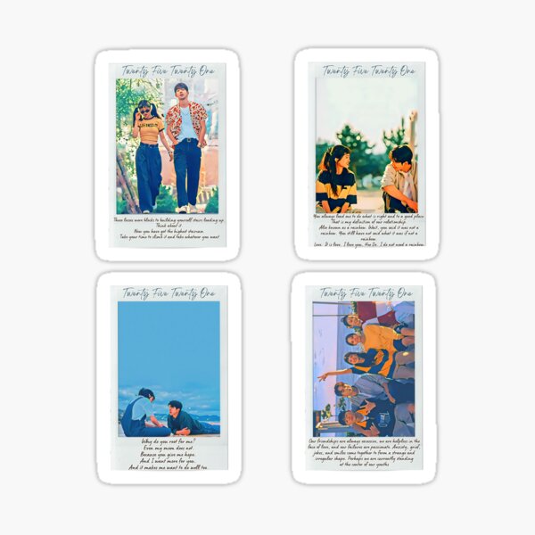 "Twenty Five Twenty One Kdrama Sticker Set / T Shirt" Sticker for Sale ...