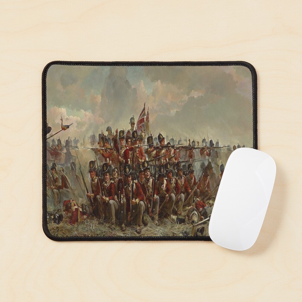 "Napoleonic Wars - The 28th Regiment Holds the Square at Quatre Bras ...