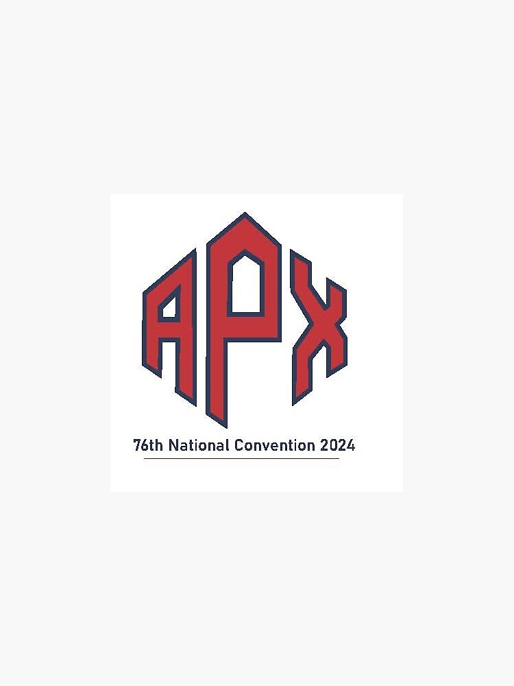 "APX Convention 2024 " Sticker for Sale by Polyidus | Redbubble