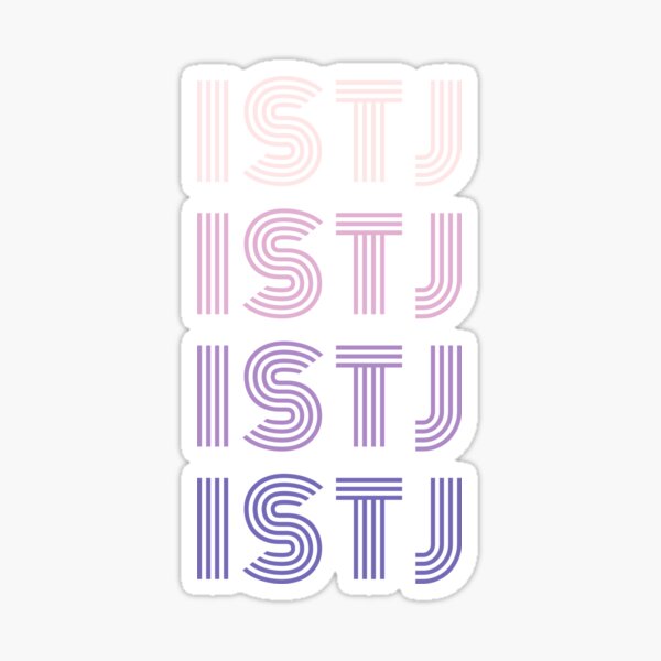 "ISTJ MBTI" Sticker for Sale by LinDraws | Redbubble