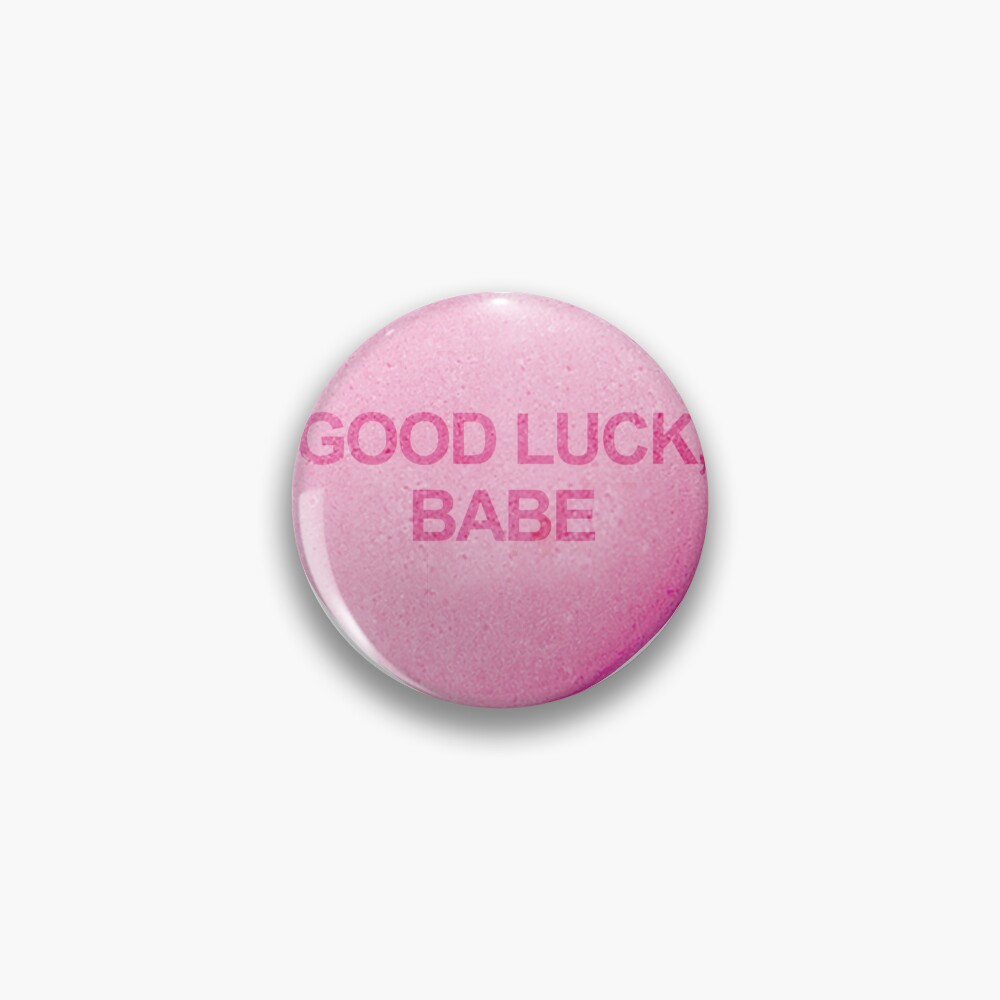 good luck, babe” sweet heart" Sticker for Sale by stareyed | Redbubble
