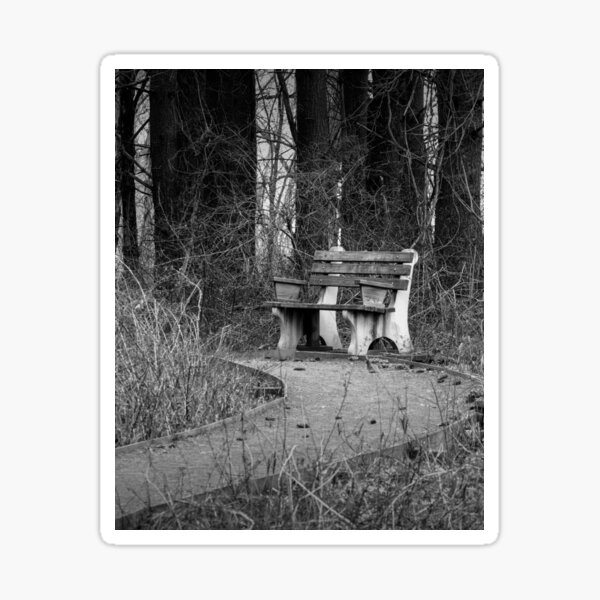 "The Bench" Sticker for Sale by Tim Dusenberry | Redbubble