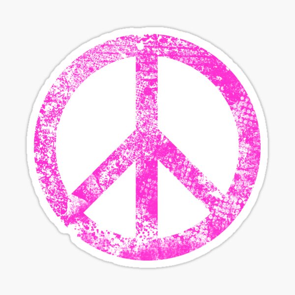 "Peace Sign Rastafarian Reggae Music Peace Grunge" Sticker for Sale by ...