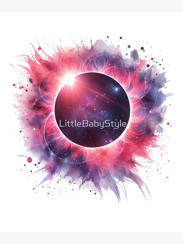 "Solar eclipses 2024" Sticker for Sale by LittleBabyStyle | Redbubble