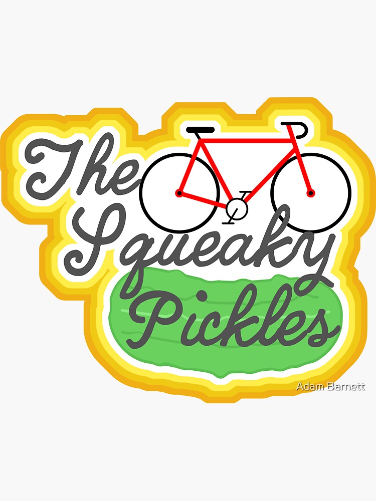 "The Squeaky Pickles " Sticker by vinny0515 | Redbubble