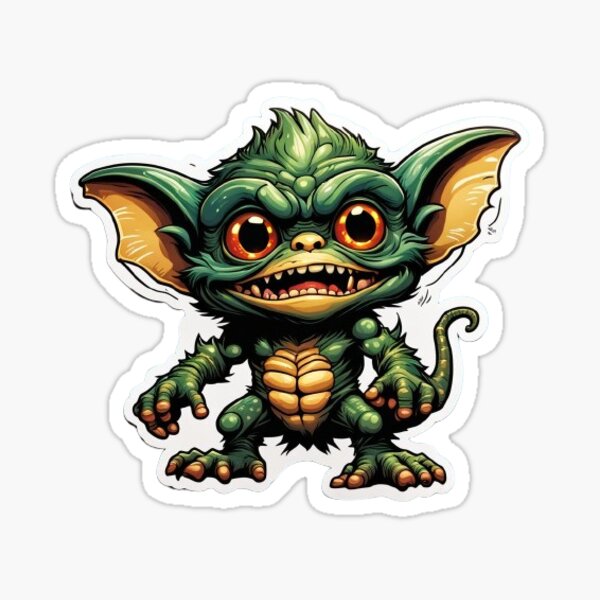 "Gremlin sticker" Sticker by Colorfulartwave | Redbubble