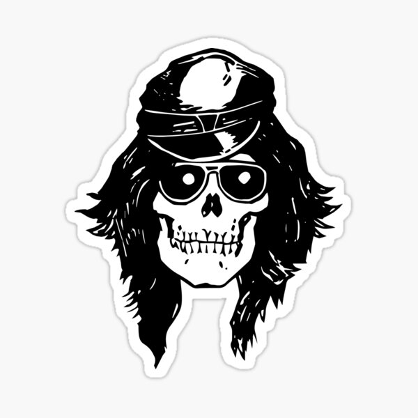 "Axl Rose - Guns N' Roses Appetite for Destruction" Sticker for Sale by ...