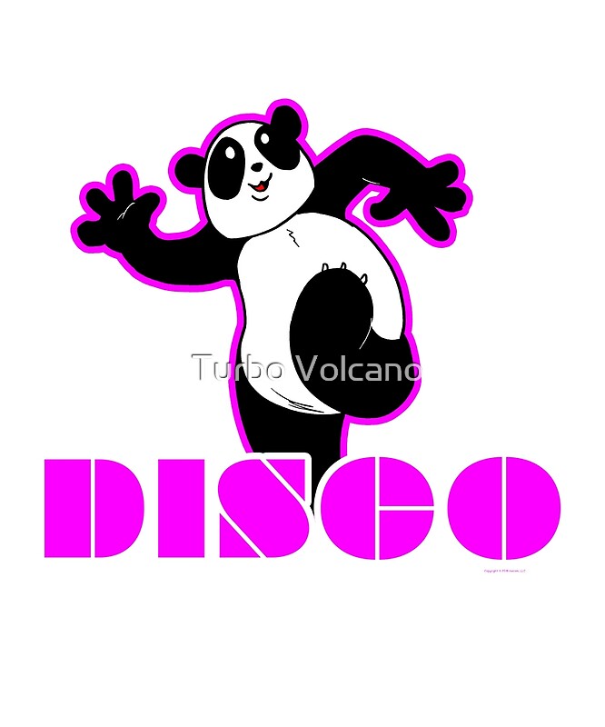 "Disco Panda" by Turbo Volcano | Redbubble