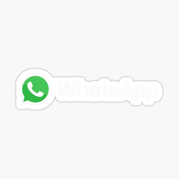 "Whatsapp Logo" Sticker for Sale by Connororley | Redbubble