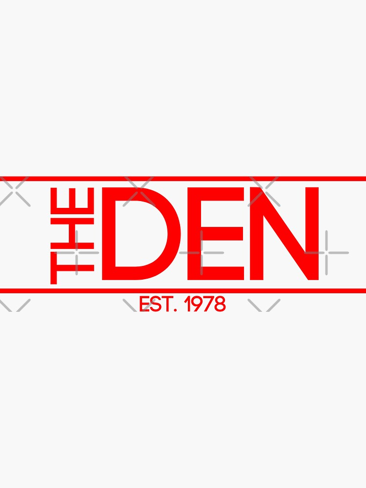 "The Den Night Club | The Wallflower" Sticker for Sale by ...