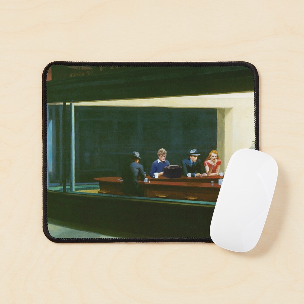 "Edward Hopper Nighthawks featuring Jessica Fletcher " Poster for Sale ...