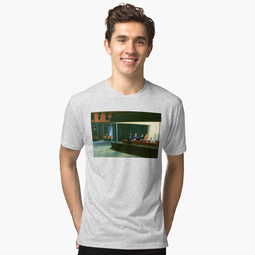 "Edward Hopper Nighthawks featuring Jessica Fletcher " Poster for Sale ...