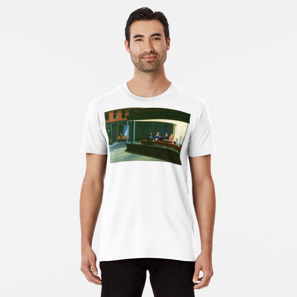 "Edward Hopper Nighthawks featuring Jessica Fletcher " Poster for Sale ...